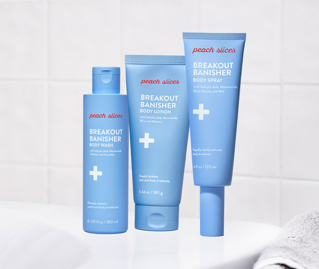Peach Slices Breakout Banisher Trio | Body Acne Treatment