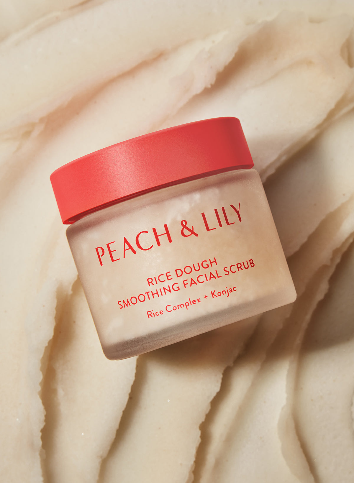Rice Dough Smoothing Facial Scrub for Sensitive Skin