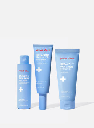 Peach Slices Breakout Banisher Trio | Body Acne Treatment